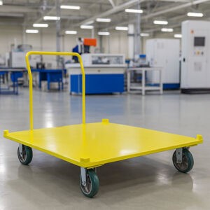 Custom Steel Pallet Trolleys for Industrial Facilities
